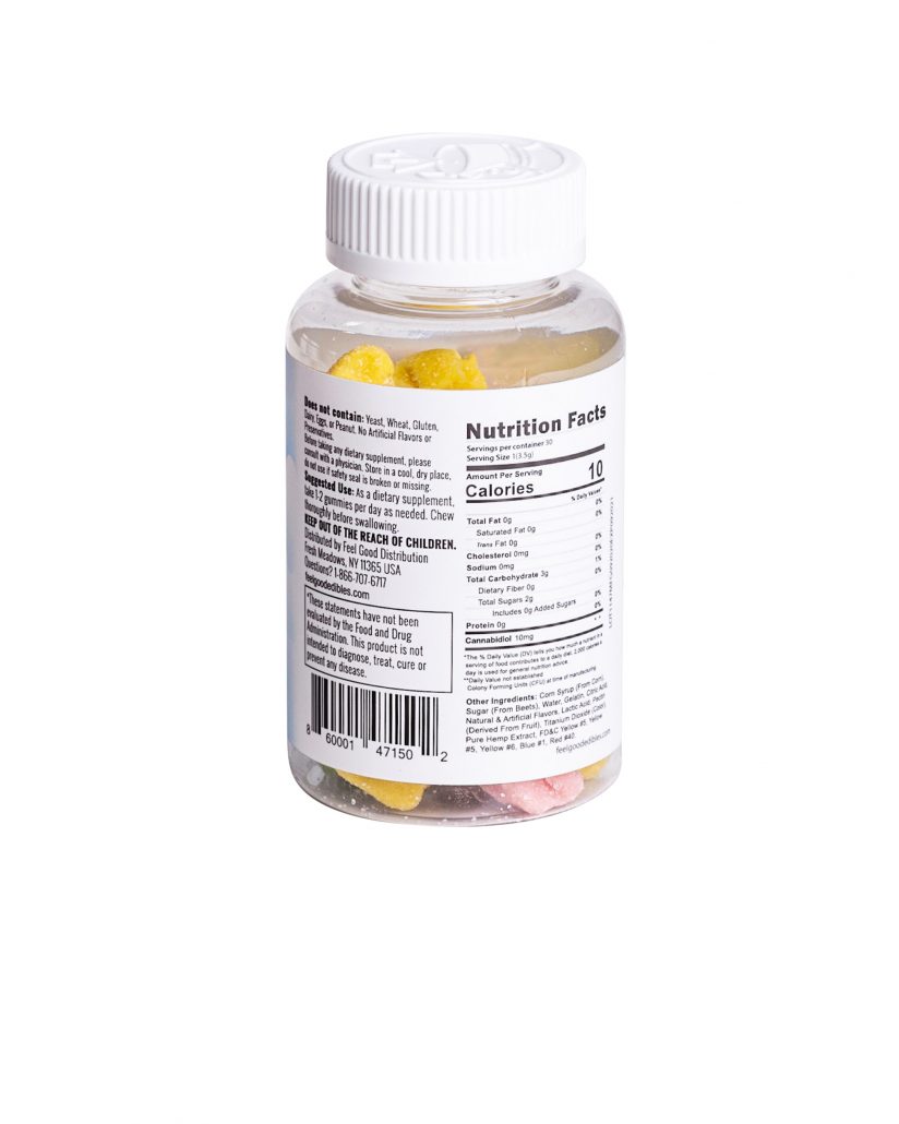 300MG CBD Bear Gummy | Feel Good Edibles